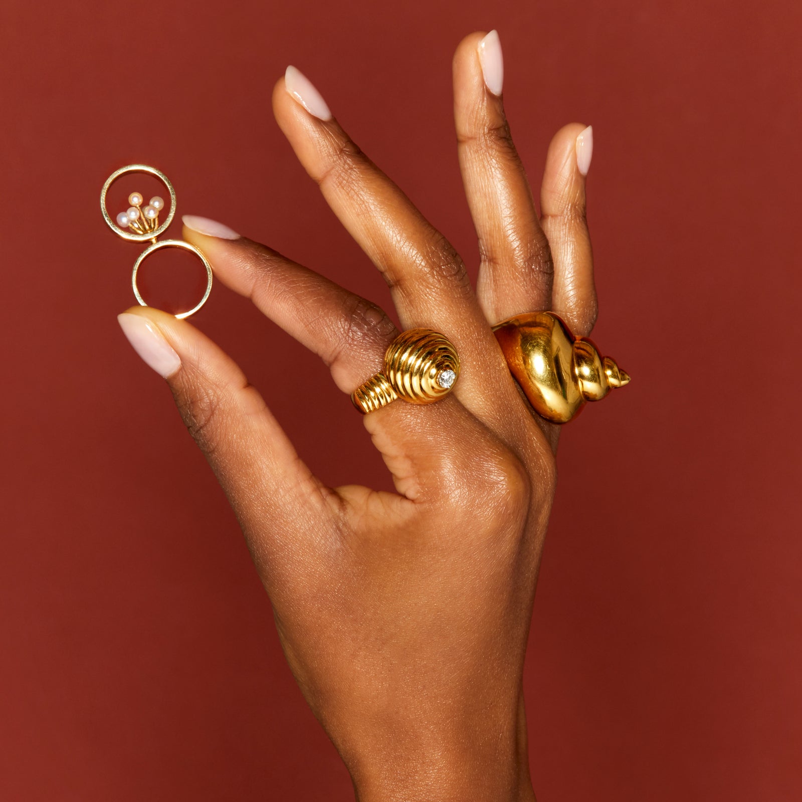 Angela Cummings For Tiffany & Co. Gold Shell Ring – Tiina Smith Jewelry