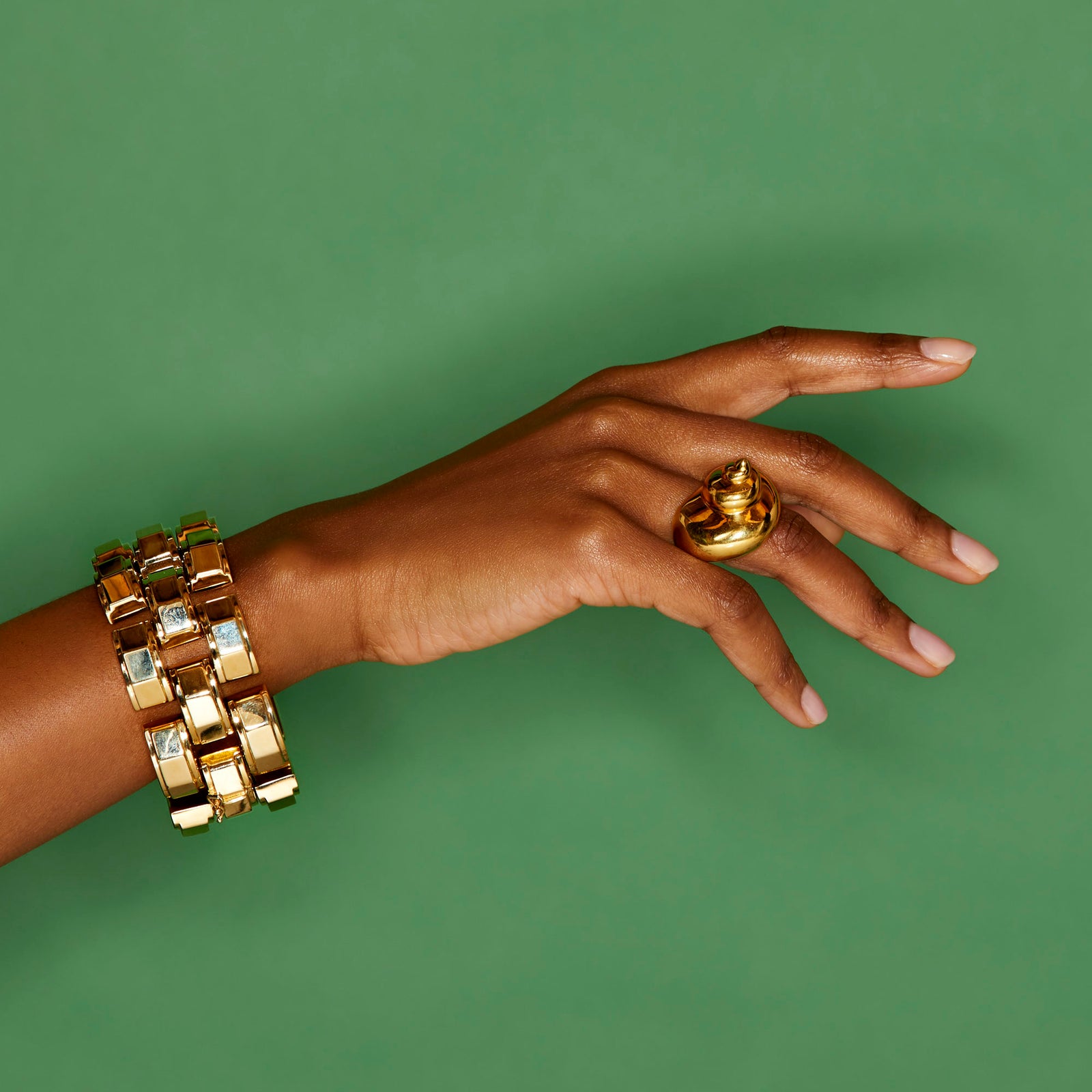 Angela Cummings For Tiffany & Co. Gold Shell Ring – Tiina Smith Jewelry