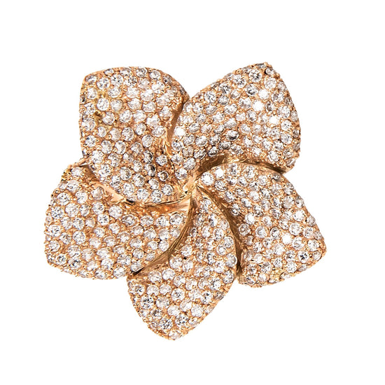 One-of-a-Kind Diamond Magnolia Ring | Tiina Smith Jewelry