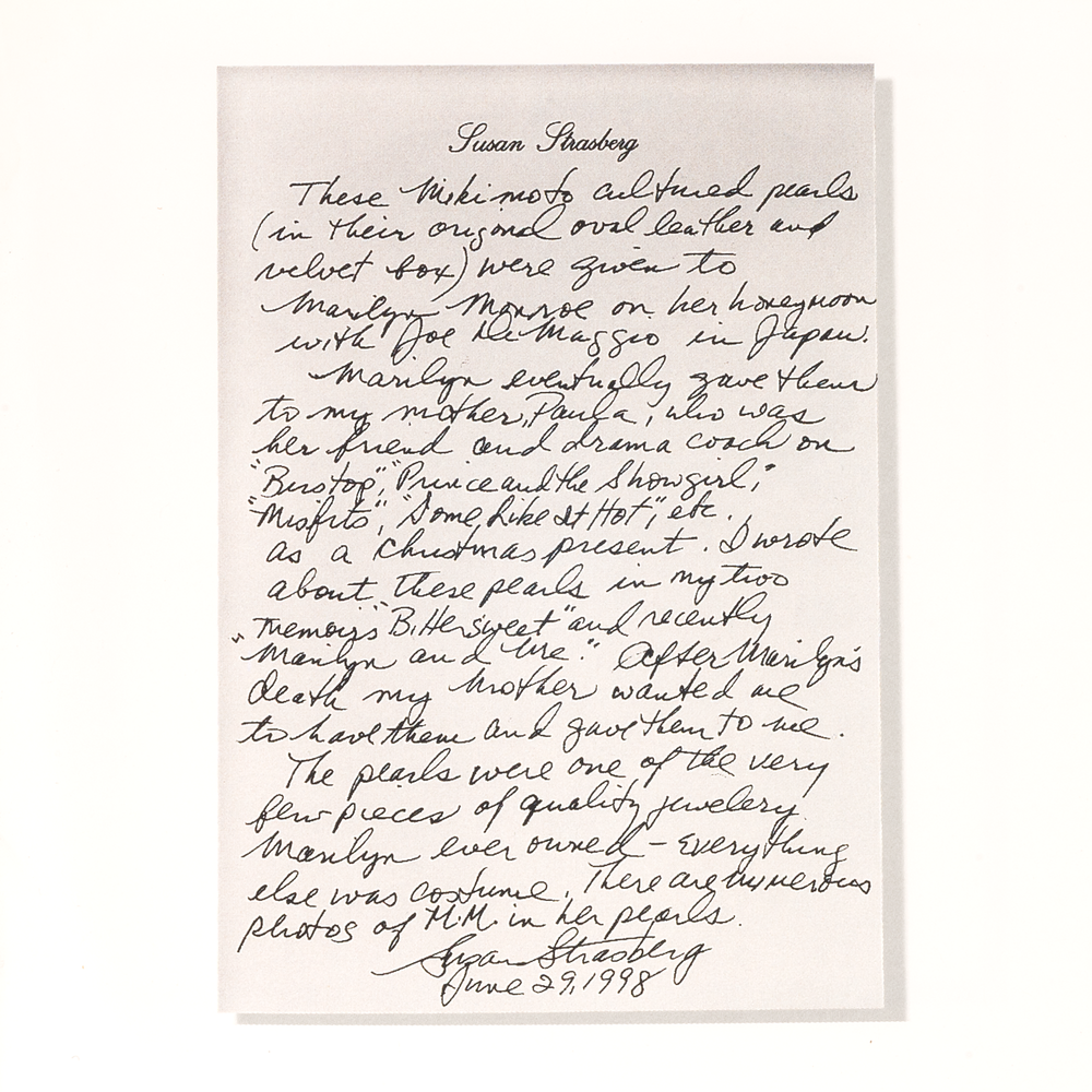 Mikimoto Marilyn Monroe Pearls – Tiina Smith Jewelry